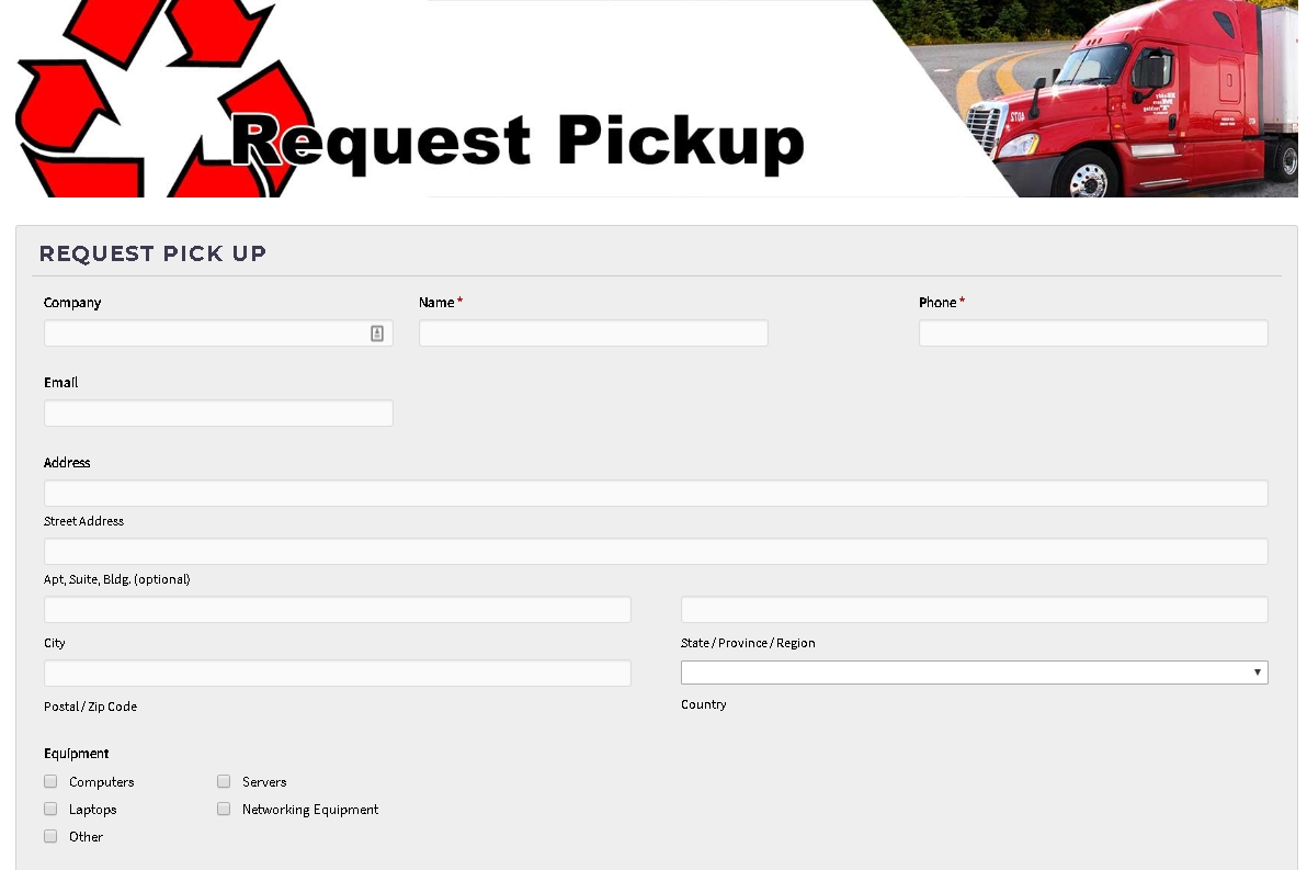 Request A Pick Up Today - Aok Computer Recycling